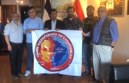 Representante de la Unión Bicentenaria de los pueblos visita embajada ...